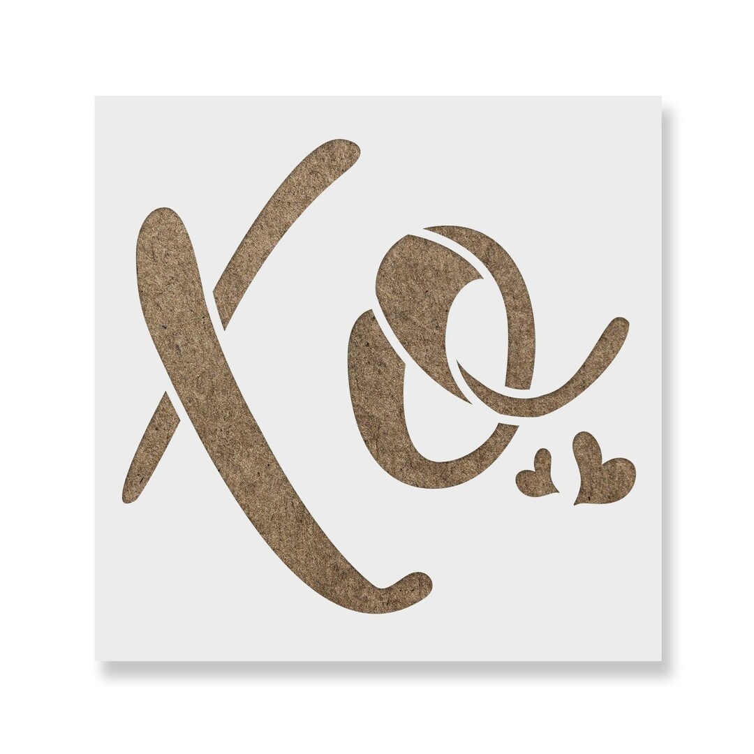 Xo Valentines Stencil - Etsy