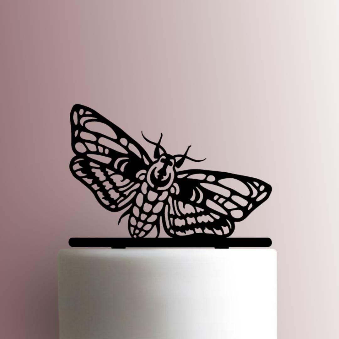 Moth - Acrylic Cake Topper - Etsy
