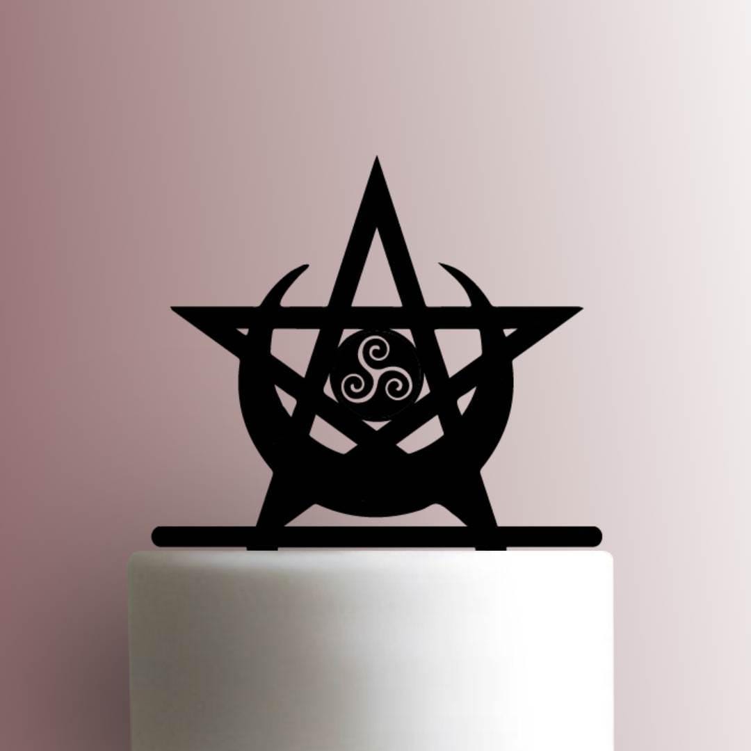 Wiccan Symbols - Acrylic Cake Topper - Etsy