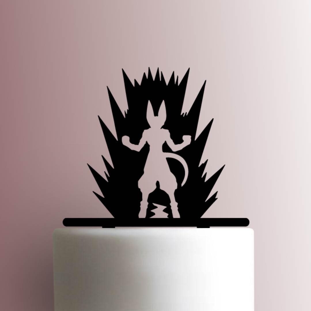 Dragon Ball Z ? Beerus Power up - Acrylic Cake Topper - Etsy