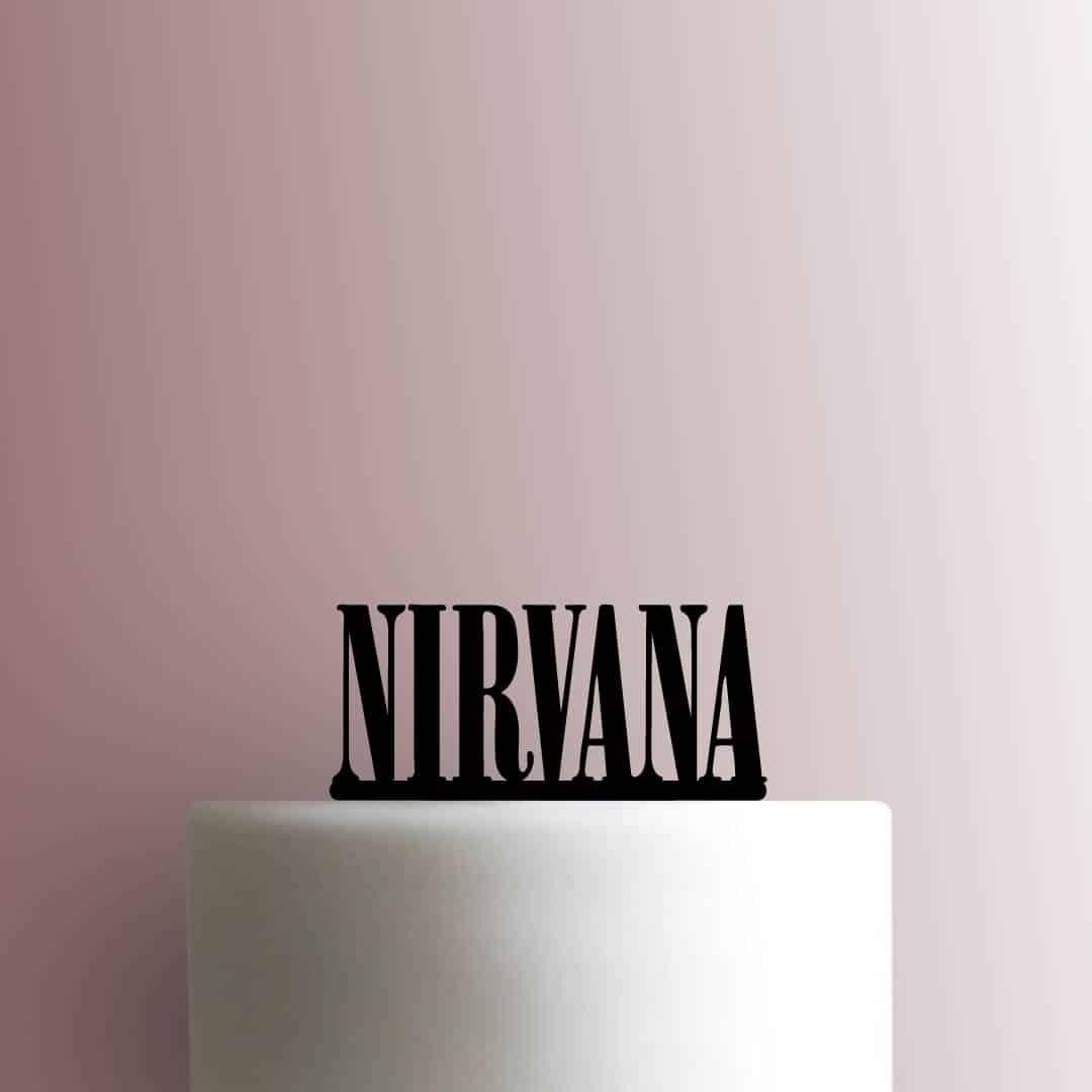 Nirvana Logo - Acrylic Cake Topper - Etsy