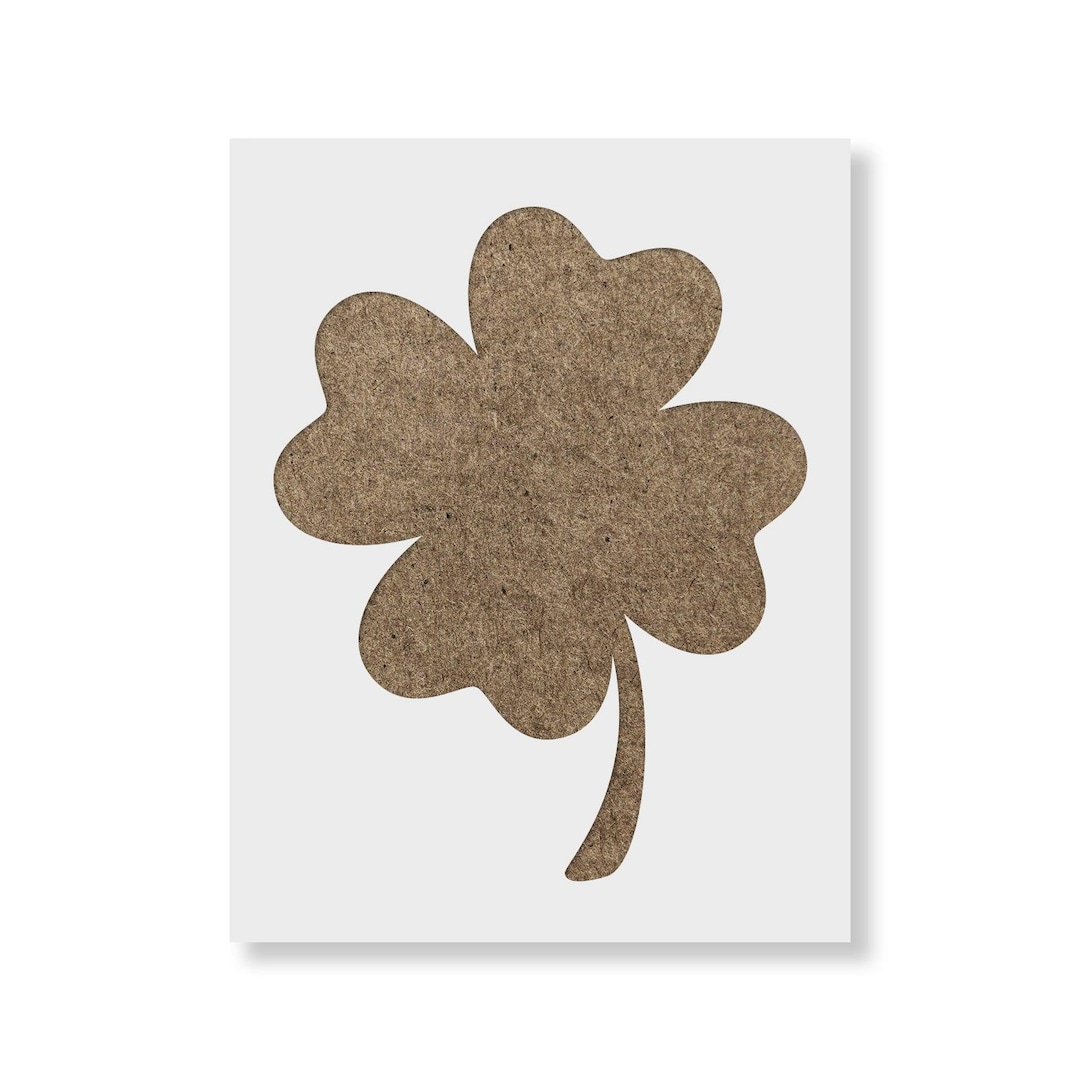 Four Leaf Clover Stencil - Etsy