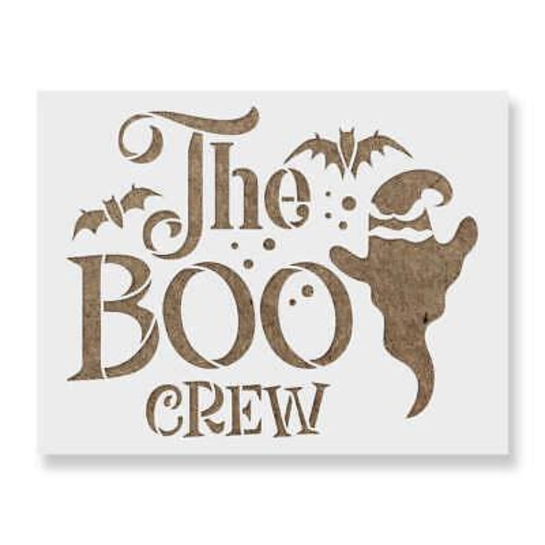 The Boo Crew Stencil Reusable Stencil 190 Micron Mylar - Etsy