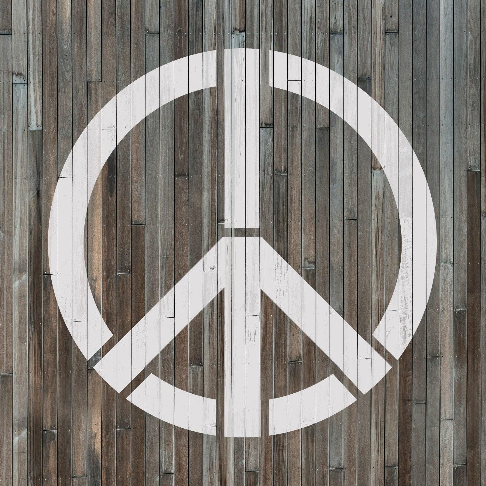 Peace Sign Stencil - Etsy