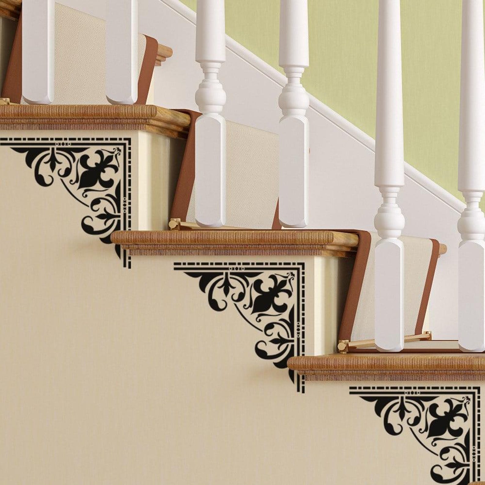 Spades Decorative Corner Stencil - Etsy