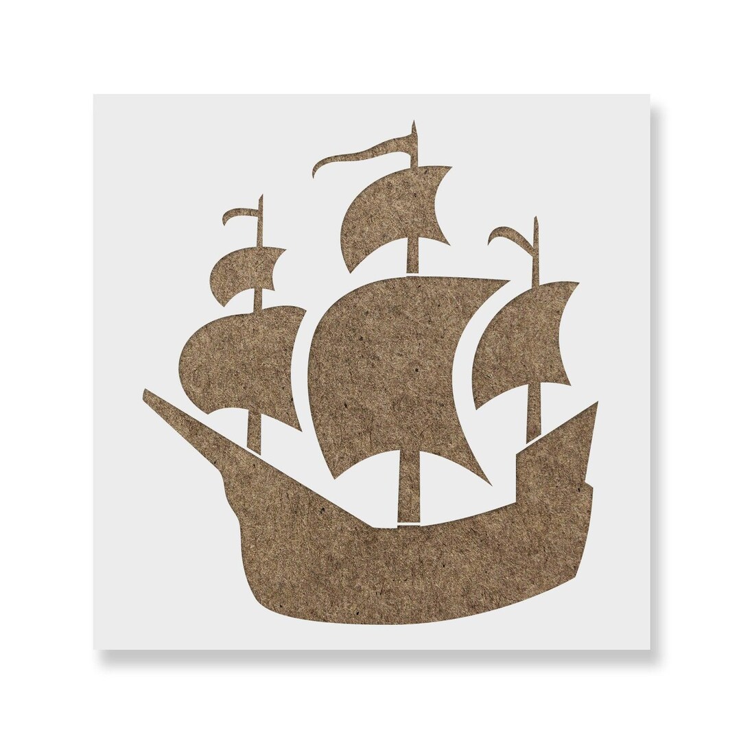 Pirate Ship Stencil Reusable Stencil 190 Micron Mylar - Etsy UK