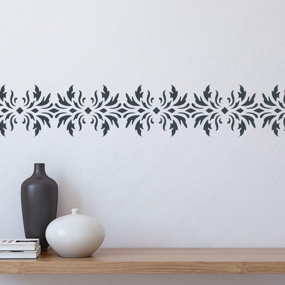 Italiano Border Stencil - Etsy