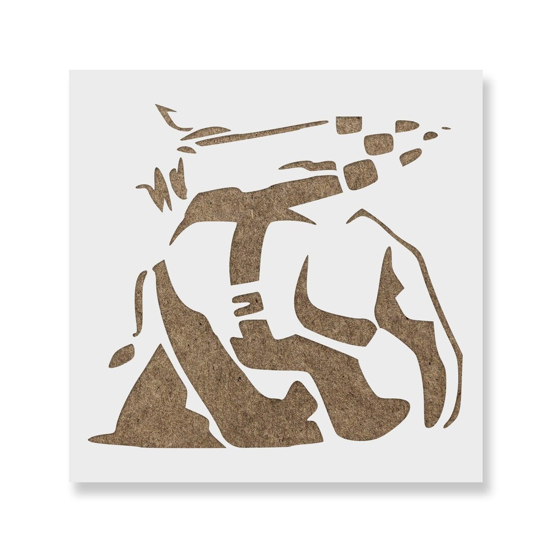 Land Walker Banksy Stencil - Etsy