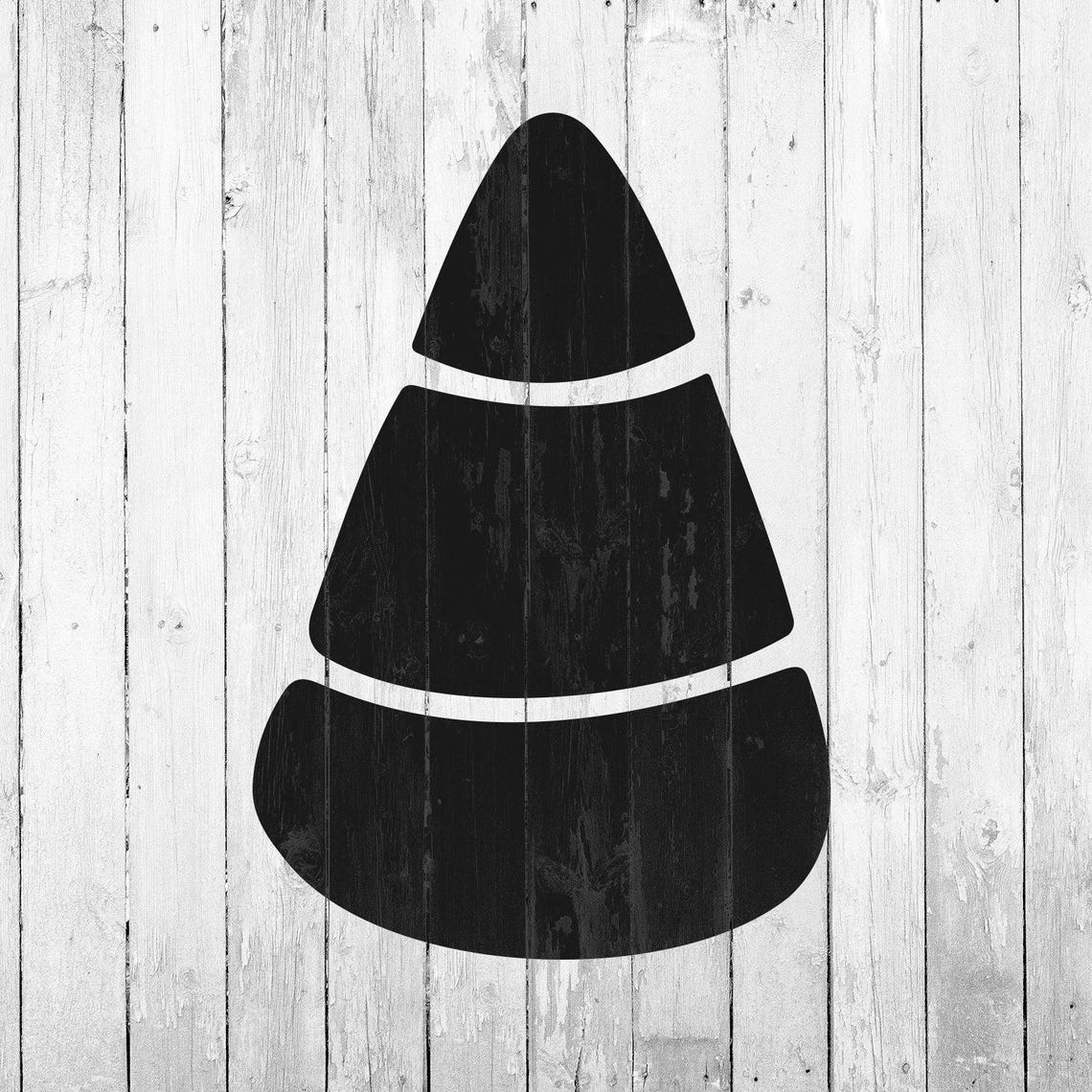 Candy Corn Stencil - Etsy