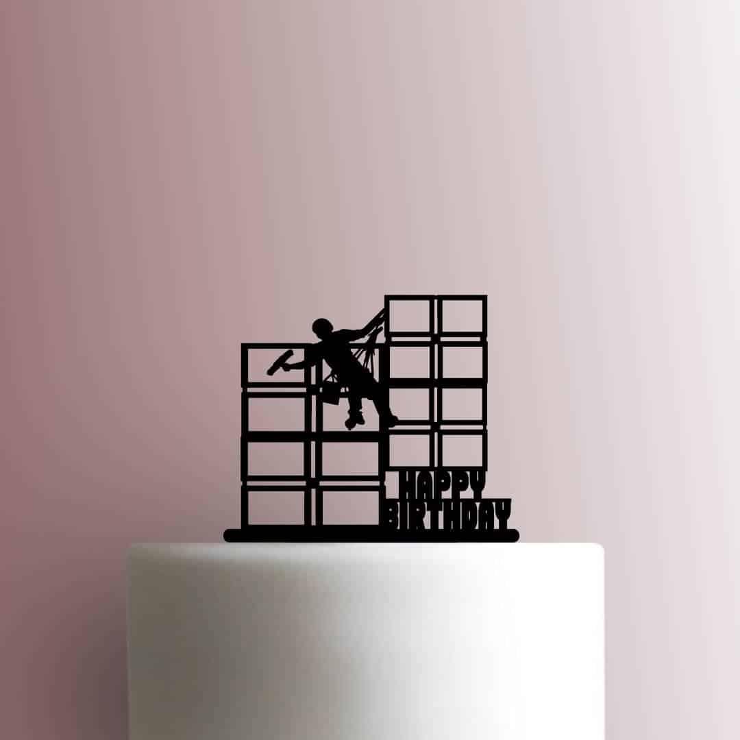 Window Cleaner Happy Birthday - Acrylic Cake Topper - Etsy