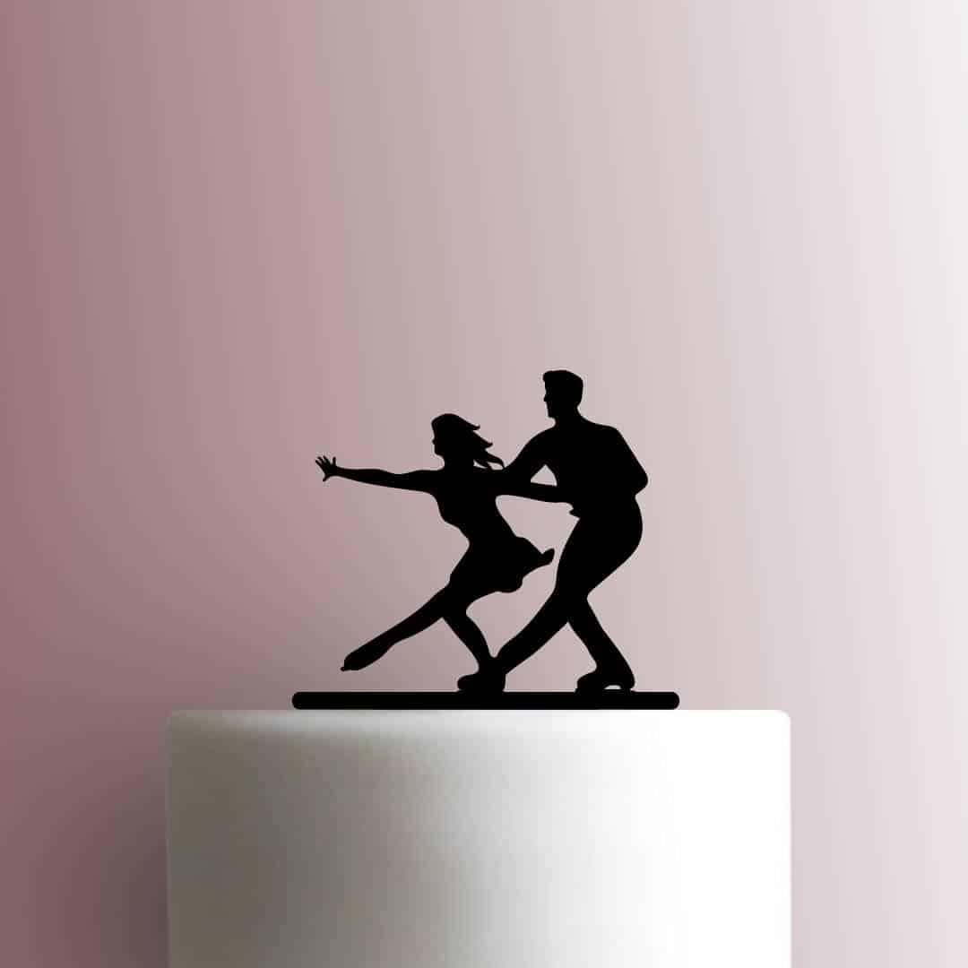 Couple Ice Skating - Acrylic Cake Topper - Etsy