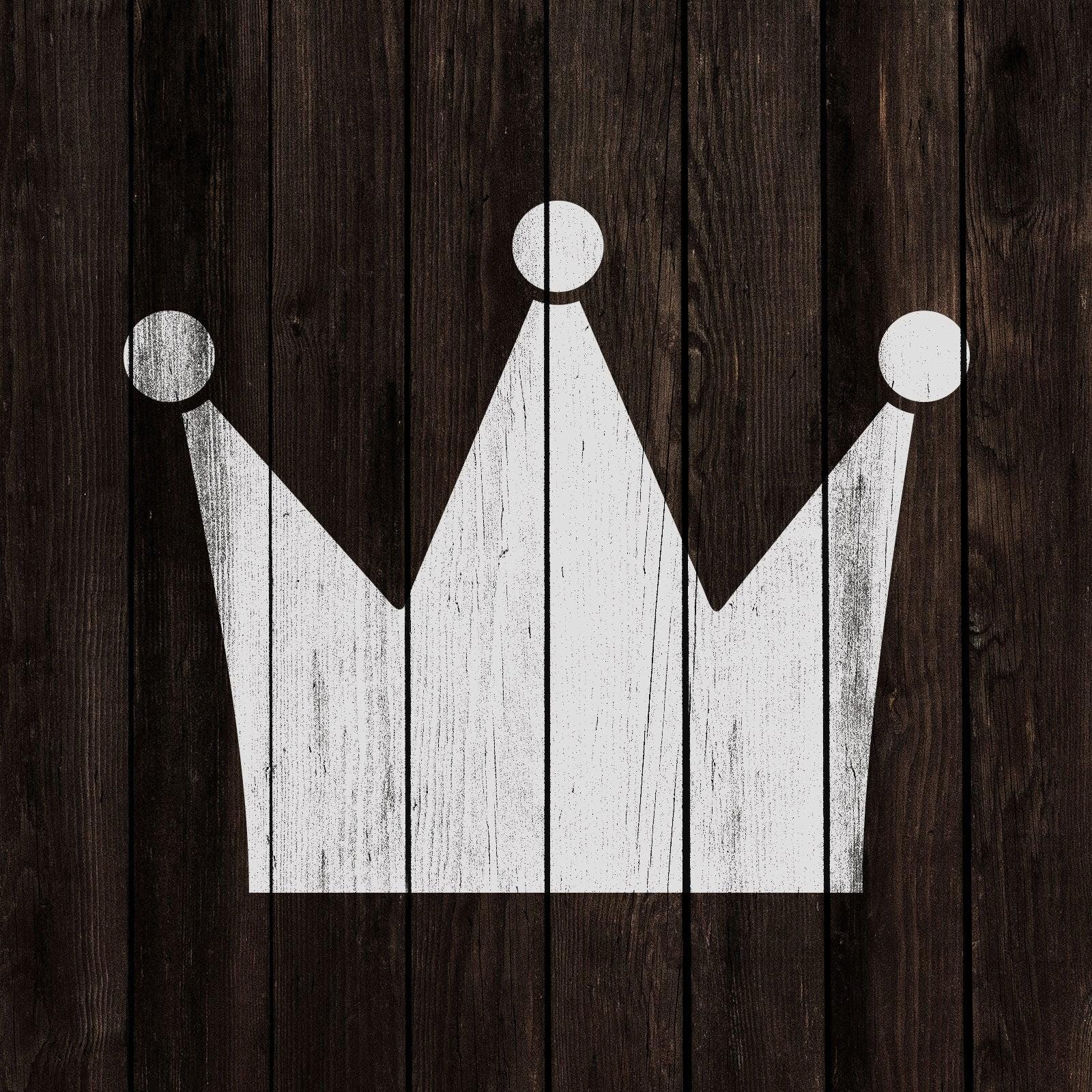 Princess Crown Stencil Reusable Stencil 190 Micron Mylar - Etsy