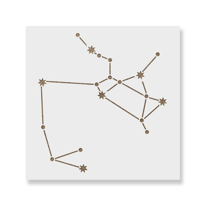 Sagittarius Constellation Stencil - Etsy