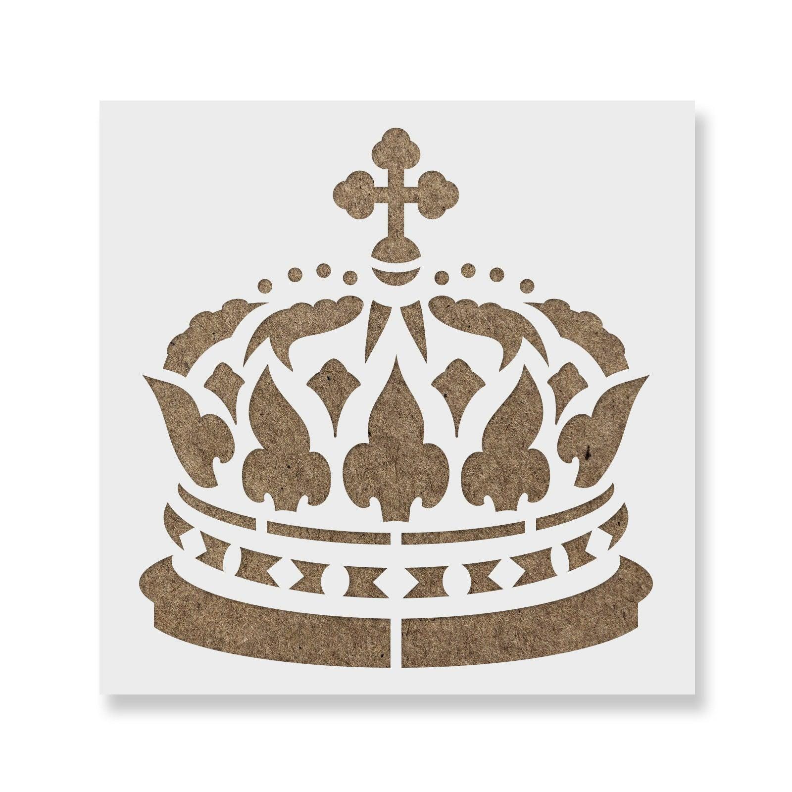 Queen Crown Stencil - Reusable Stencil - 190 Micron Mylar - Etsy