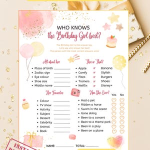 Birthday Game Bundle - Printable Birthday Party Games - Games for Kids ...