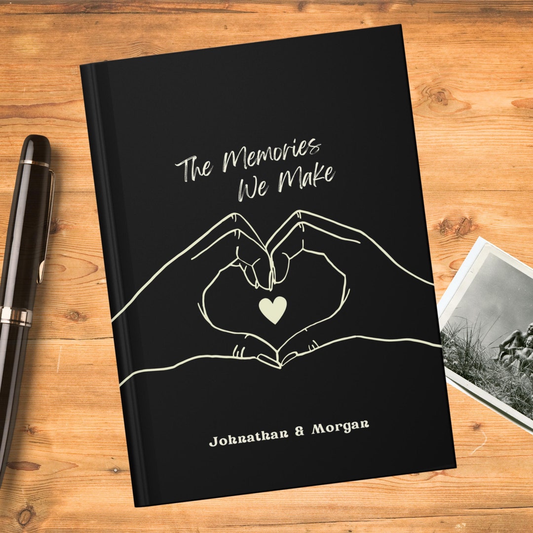 Customizable Memory Love Journal Couples Diary for Memories Diary ...