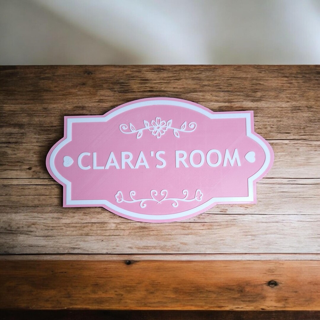 Personalized Room Door Sign | Custom Name Door Plaque | Kids Room Name ...