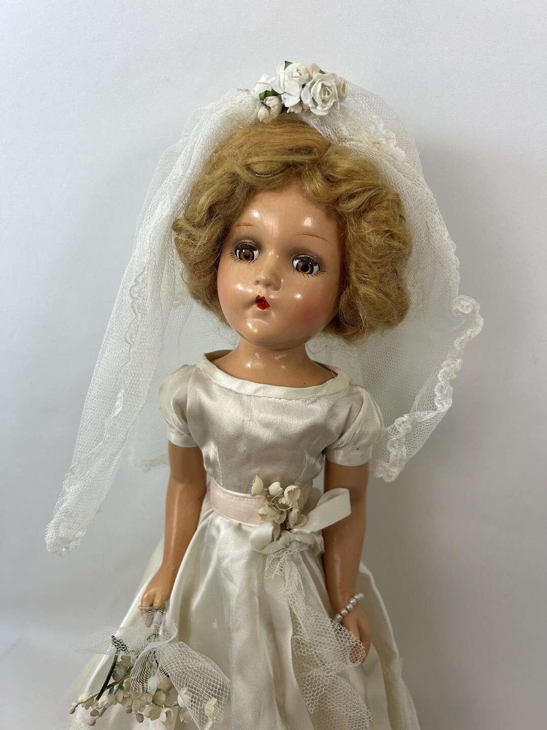 Madame Alexander Doll 18" Wendy Ann Bride 1930s - Etsy