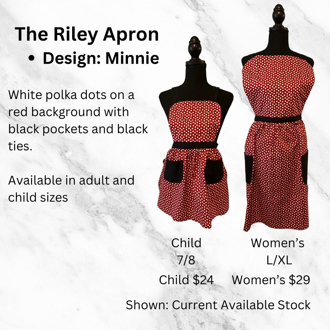 The Riley Apron Minnie - Etsy