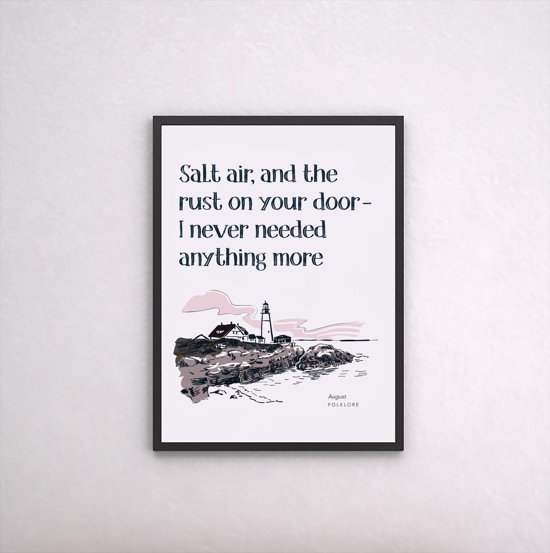 High Resolution Instant Digital Download Song Lyric Poster: Taylor ...