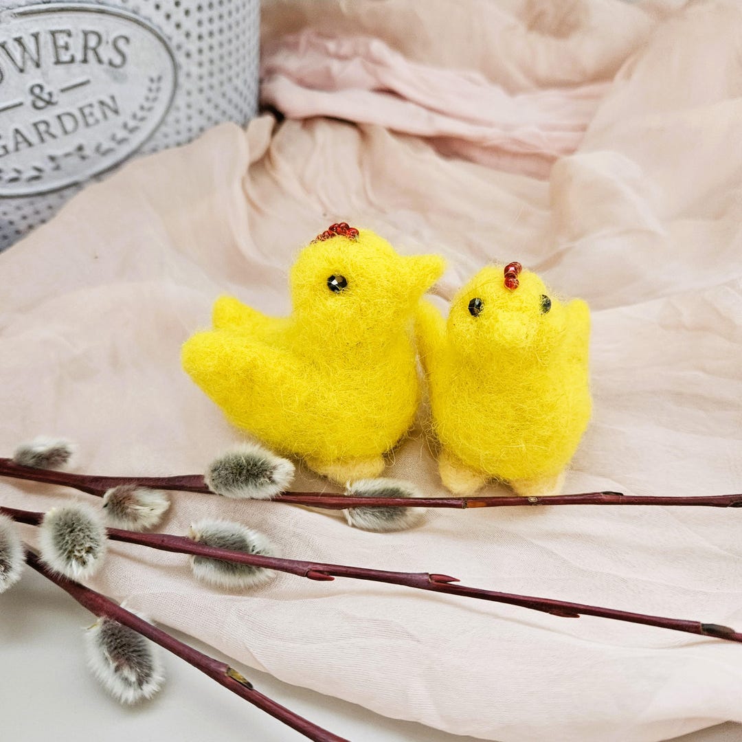 Chicks Easter Decorations, Home Decorations Easter, Adorable Needle ...