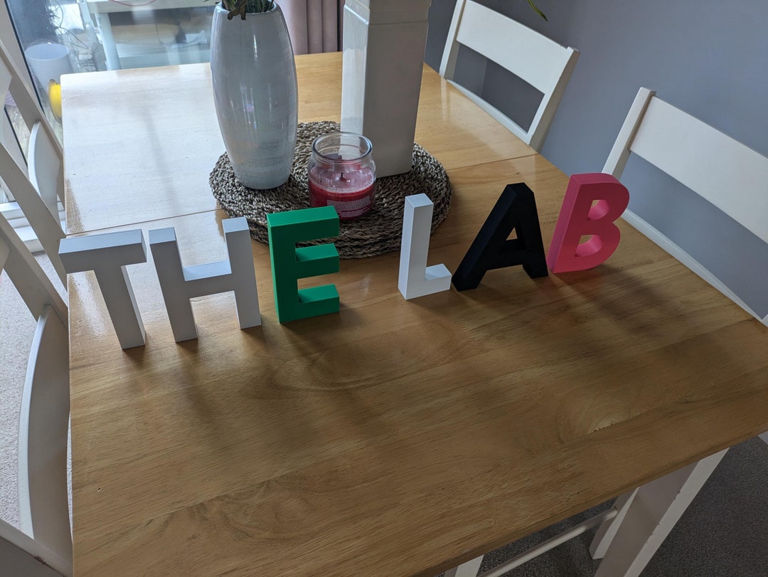 Large Format Heavy Capital Letter Text Advertising, Ornament, Shop Name ...