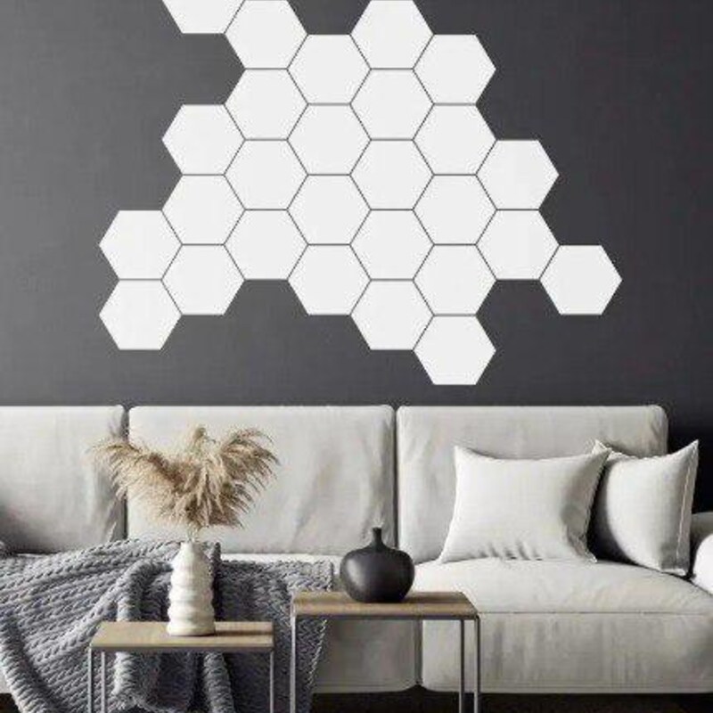 Hexagon Mirror Stickers - Etsy