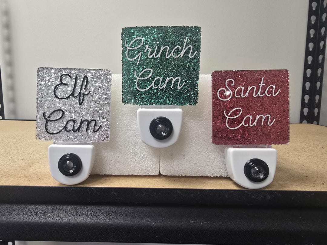Santa Cam, Grinch Cam and Elf Cam Night Lights Christmas - Etsy