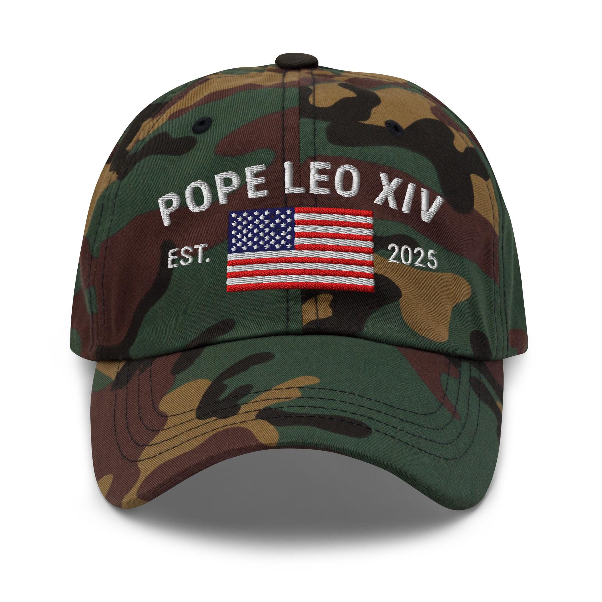 Pope Leo XIV Hat, Pope Leo Hat, Leo Xiv 2025 US Flag Cap, American Pope ...