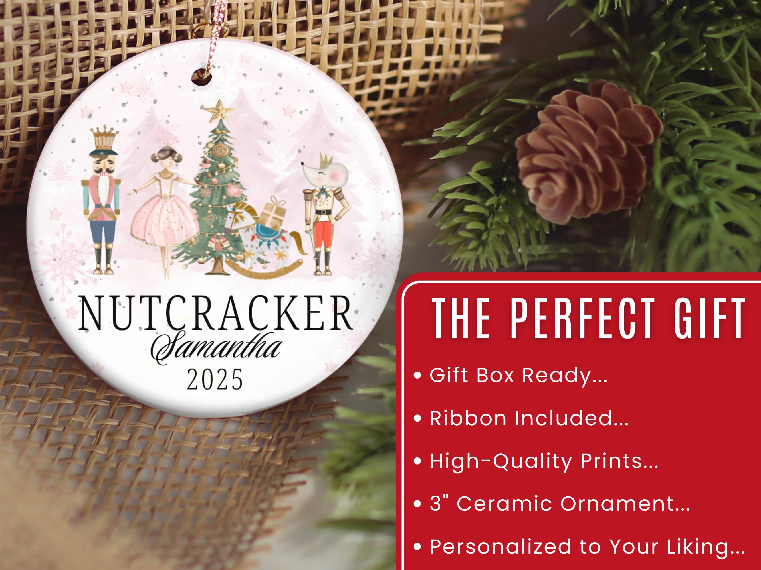 Nutcracker Ornament, Custom Nutcracker Christmas Ornament Personalized ...