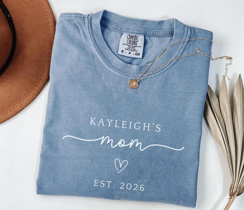 New Mom Personalized Shirt, Mom to Be Shirt for New Mom Mothers Day ...