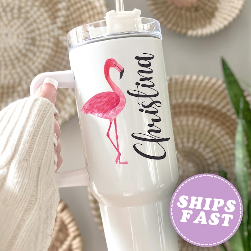 Stanley Custom Flamingo - Etsy