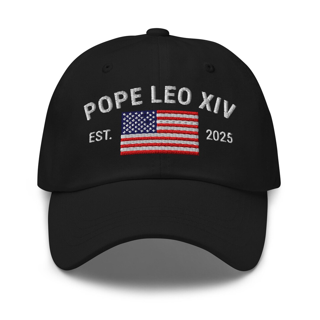 Pope Leo XIV Hat, Pope Leo Hat, Leo Xiv 2025 US Flag Cap, American Pope ...