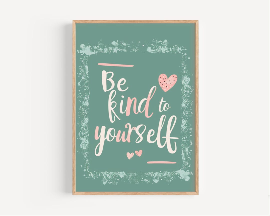 You Are Loved Poster, Affirmation Wall Art for Girls, Nursery Quote ...