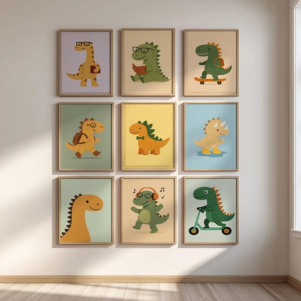 Dinosaur Posters - Etsy