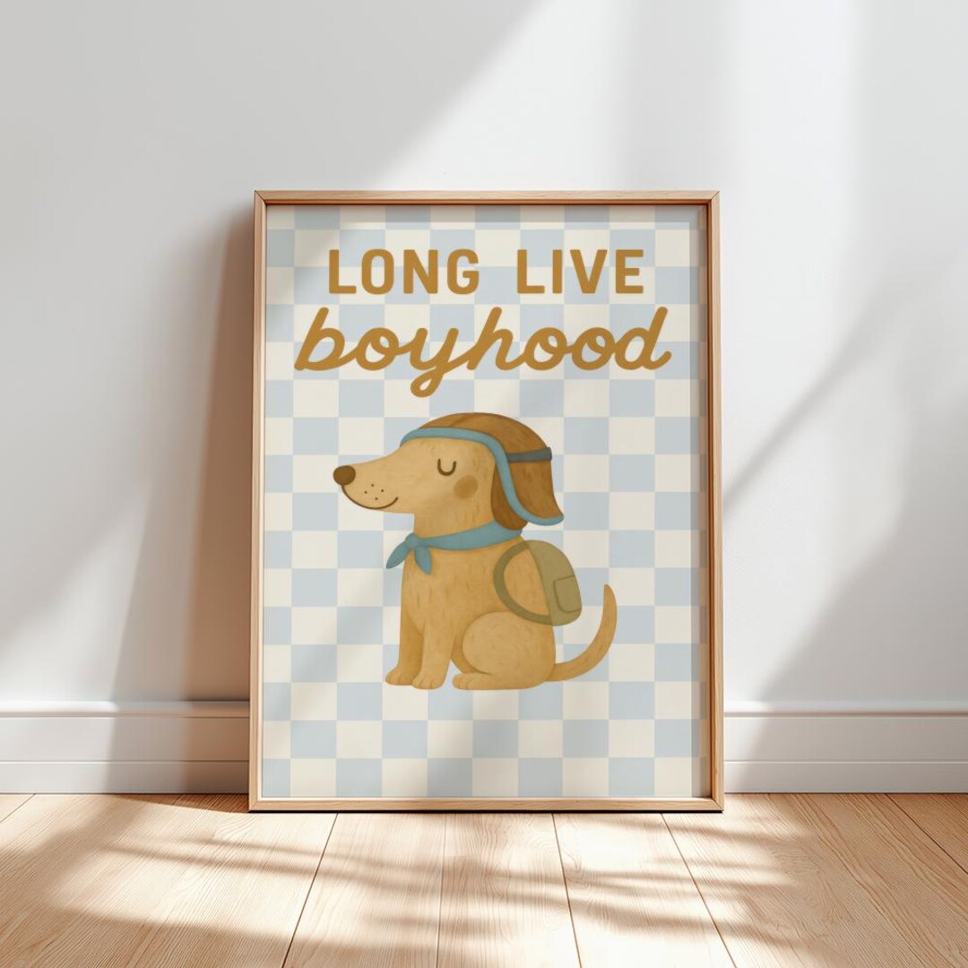 Puppy Pilot Nursery Print: Adventure Travel Theme (digital Download) - Etsy