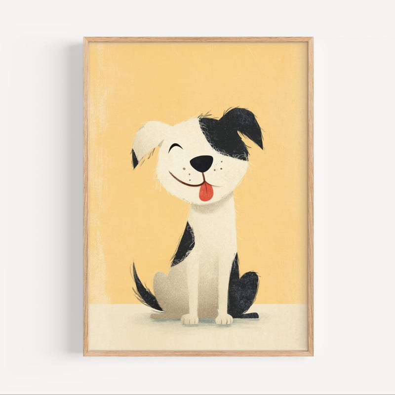 Smiling Dog - Etsy