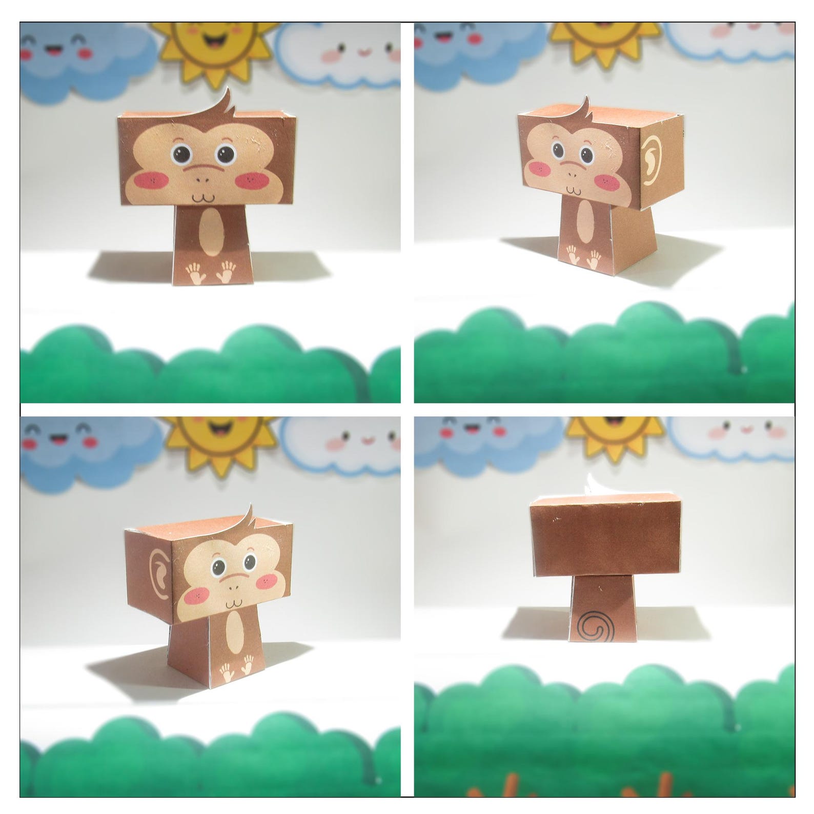 Animal Farm,animal Paper Pattern,animal Craft Printable Paper Model ...