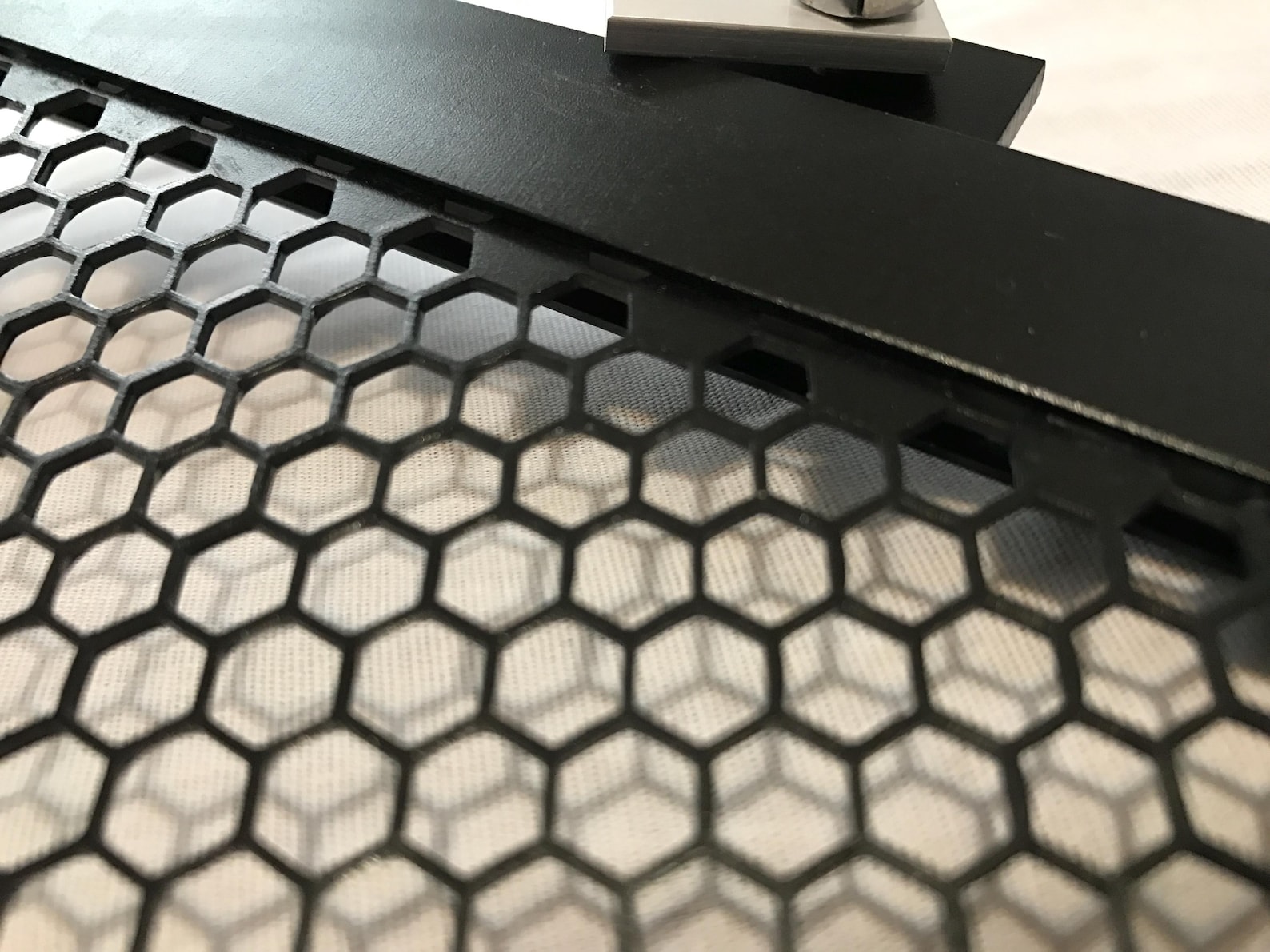 Intercooler Guard/protector Black W/alpine White, 08-21 Subaru WRX Sti ...