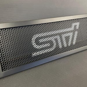 Intercooler Guard/protector Black W/alpine White, 08-21 Subaru WRX Sti ...