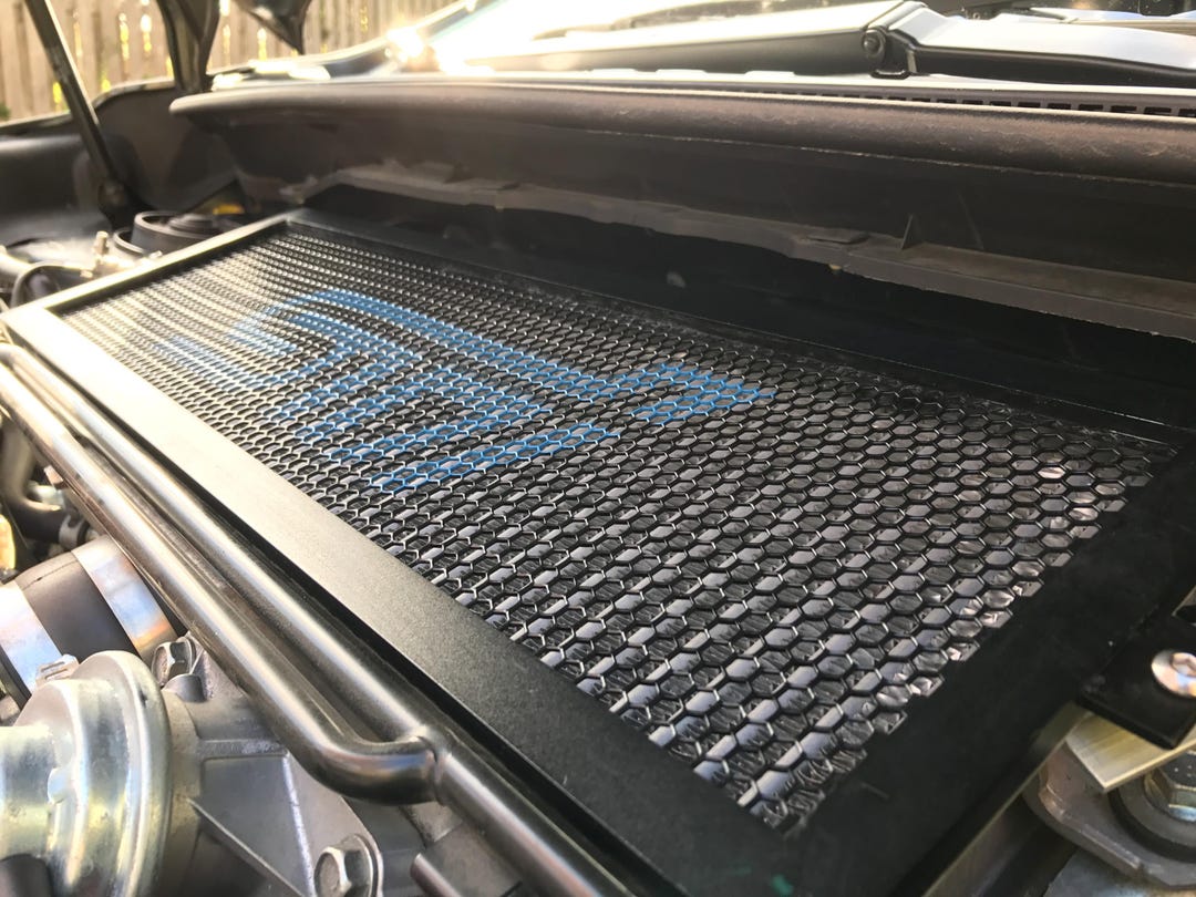 Intercooler Guard/protector Black W/hyper Blue, 08-21 Subaru WRX Sti - Etsy