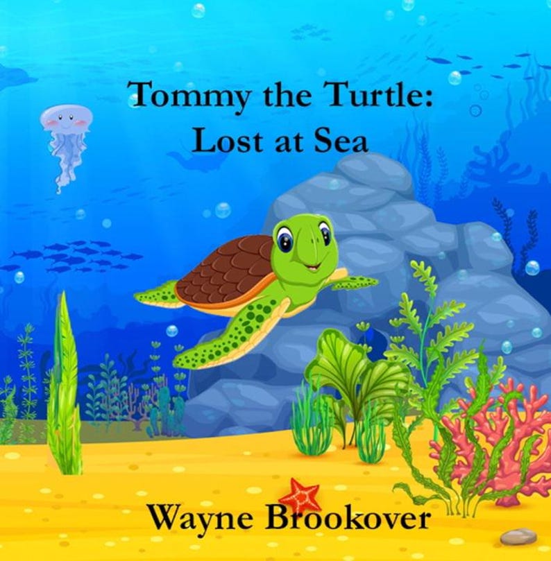 Tommy the Turtle: Lost at Sea - Etsy