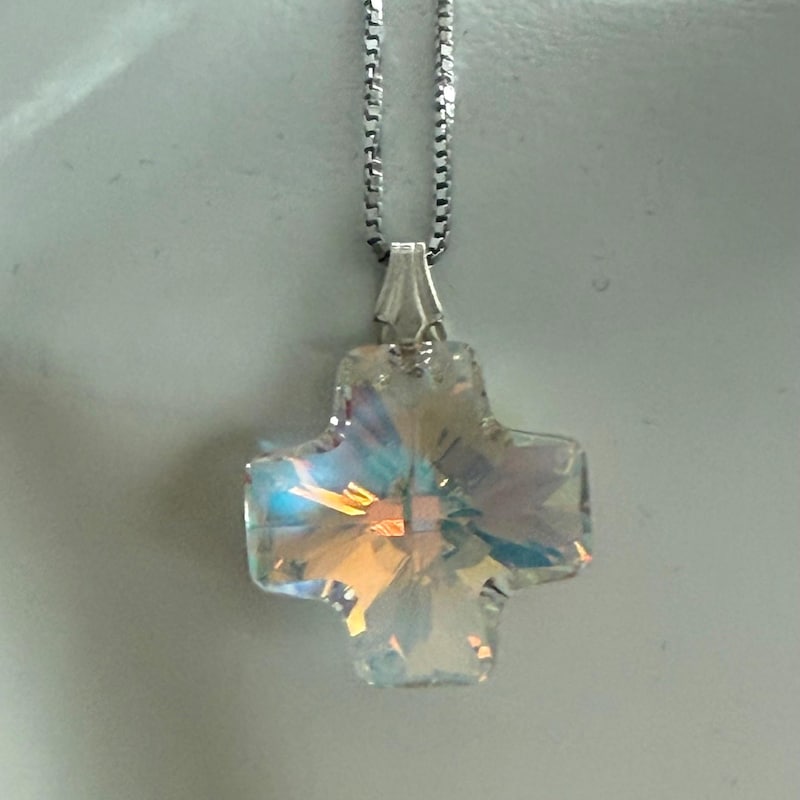 Swarovski. Cross - Etsy