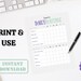 Kids' Daily Routine Chart Editable Printable PDF Instant Download ...