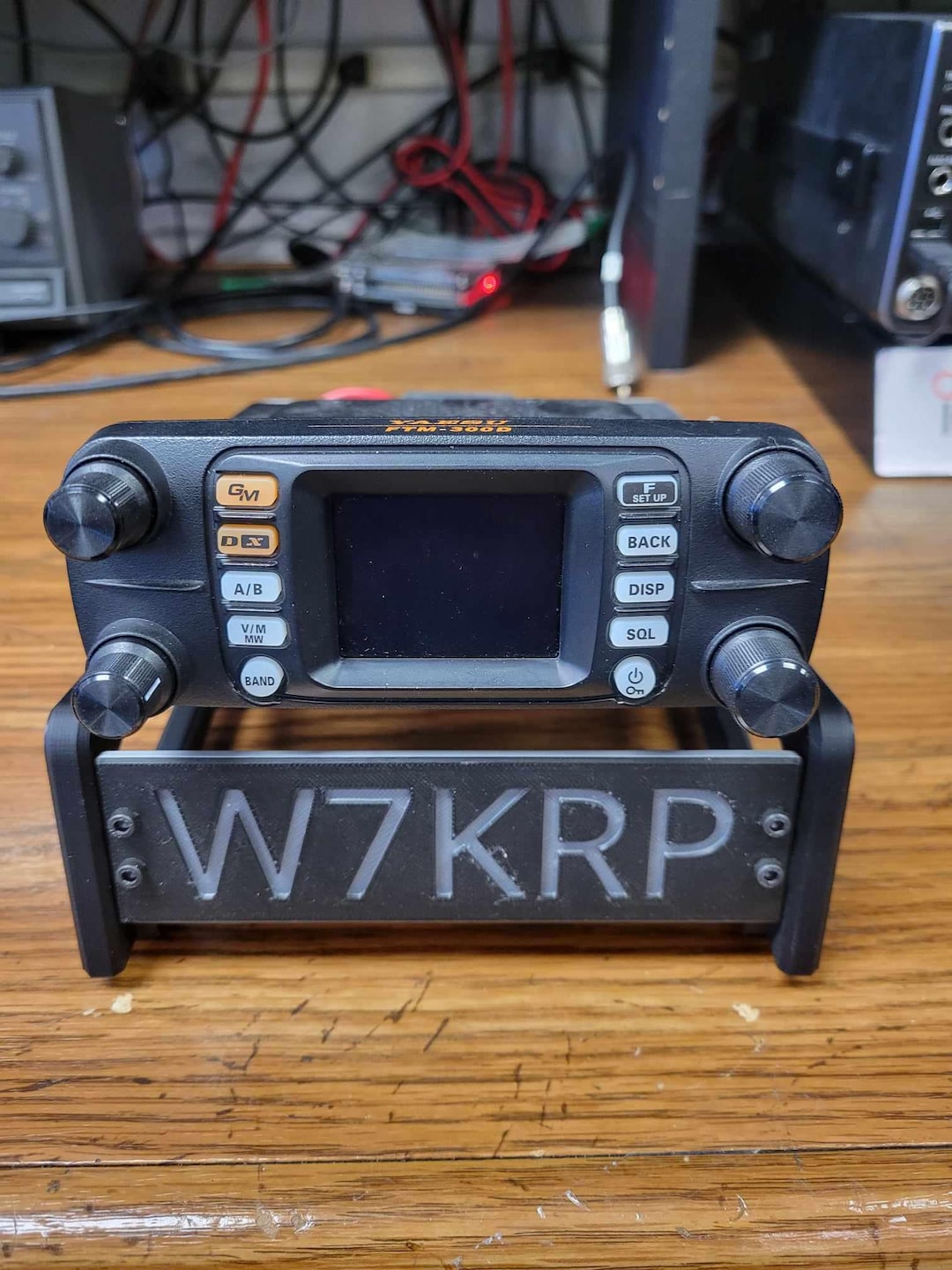 Yaesu FTM-300/FTM-200/FTM-6000R Custom Desktop Stand + Personalized ...