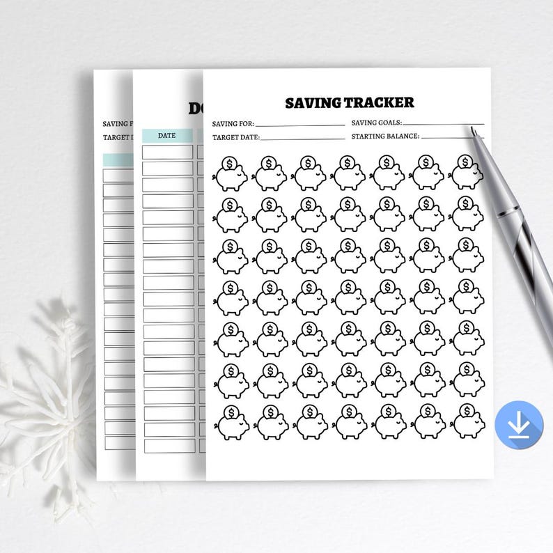 Colorful Financial Planner Organizer, Budget Tracker Notebook, Money ...
