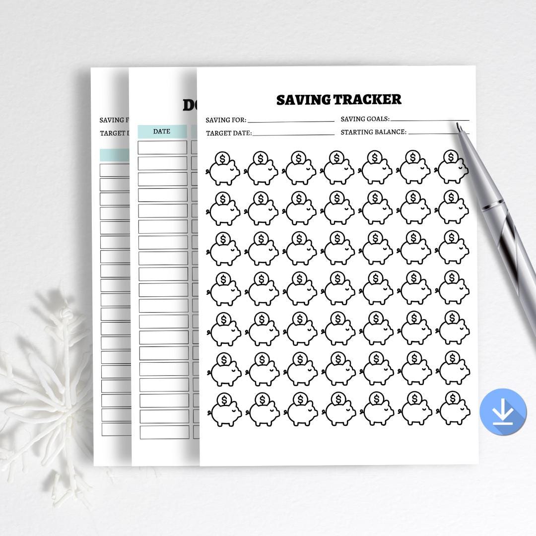 Colorful Financial Planner Organizer, Budget Tracker Notebook, Money ...