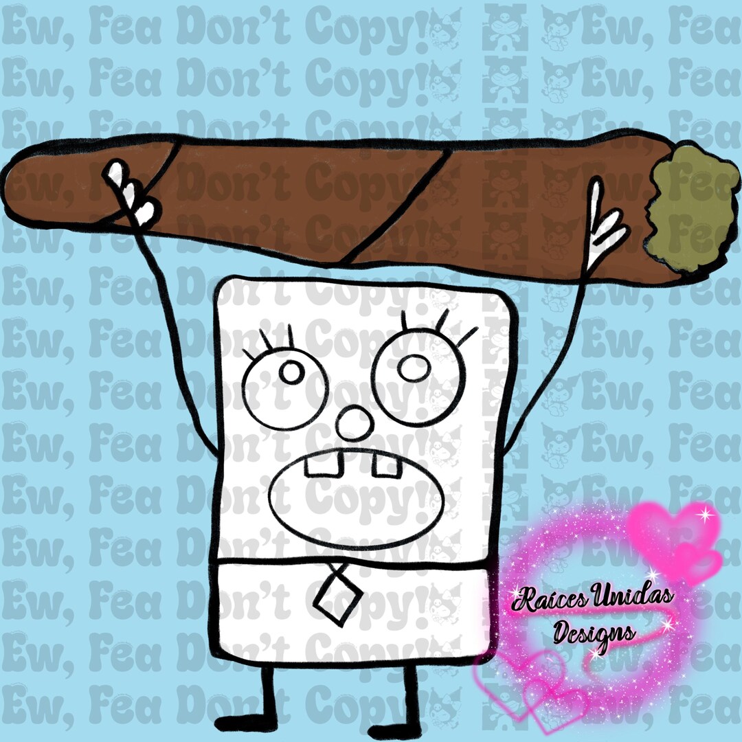 Bob Doodle, Blunt, Toque, Toke, Cannabis, Weed, Under the Sea, Square ...