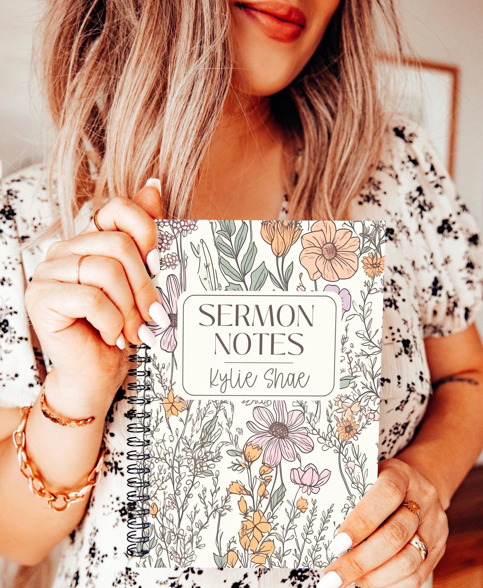 Custom Sermon Notes, Personalized Christian Journal, Devotional ...