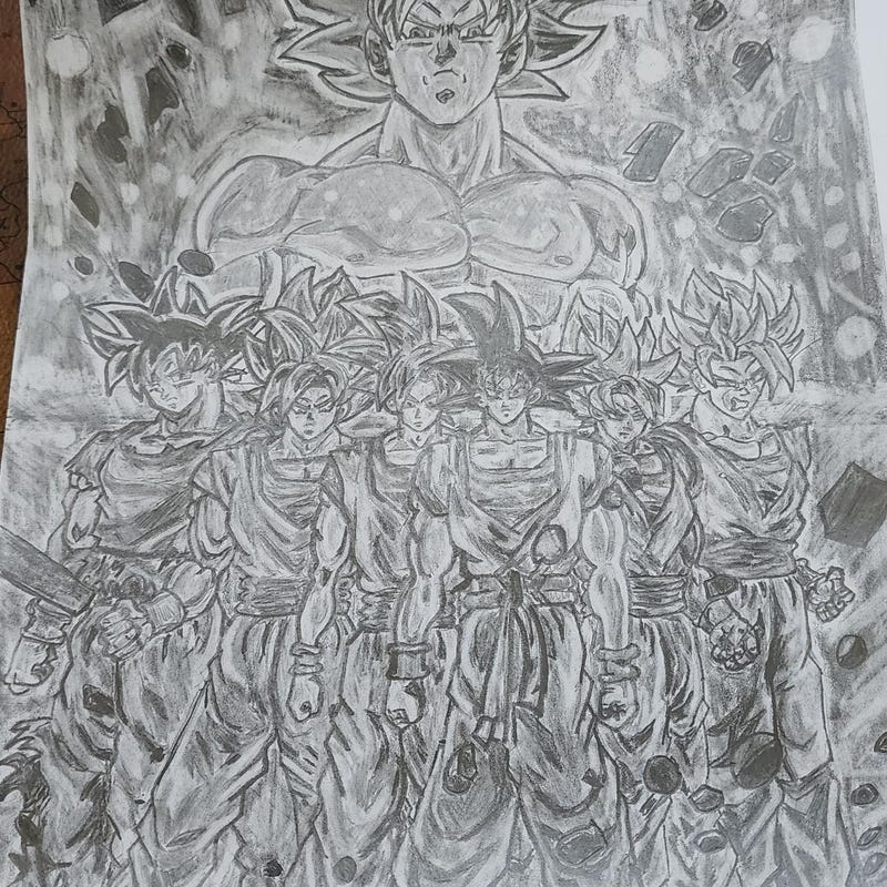 Goku Manga Panel - Etsy
